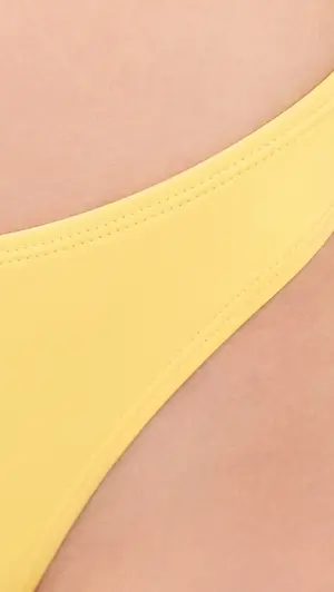 Good American Matte Good Waist Cheeky Bikini Bottoms