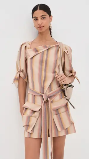 Isabel Marant Étoile Mariza Striped Mini Dress