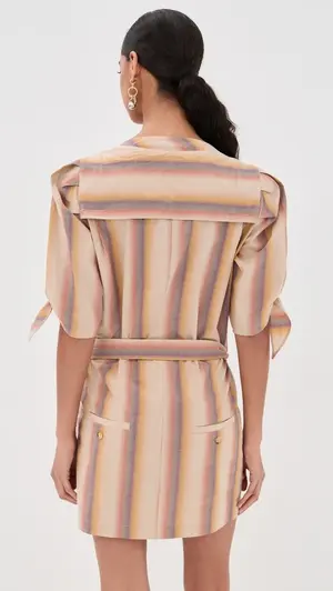 Isabel Marant Étoile Mariza Striped Mini Dress