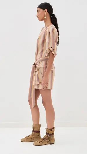 Isabel Marant Étoile Mariza Striped Mini Dress