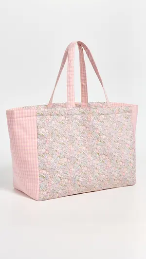 Stoney Clover Lane Large Canvas Tote Bag - Multi