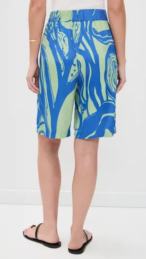 DIARRABLU Jeyna Printed Satin Shorts