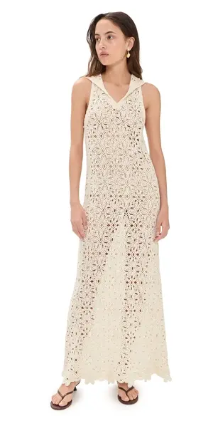JBQ Lainey Crochet Maxi Dress