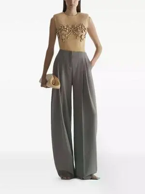 MUGLER Embellished Tank Top