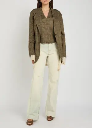Our Legacy High-rise Boot-cut Jeans - Grey
