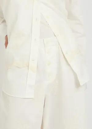 Our Legacy Embroidered Cotton Poplin Shirt