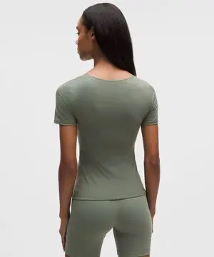 Lululemon Wundermost Ultra-soft Nulu Scoop-neck T-shirt