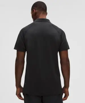 Lululemon Metal Vent Tech Polo Shirt - Black/black