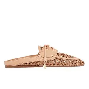ANCIENT GREEK SANDALS Naveta Slides - Brown