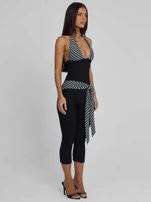 OUTCAST Malani Capri Jumpsuit - Black