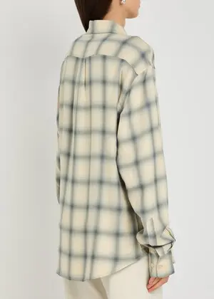 Our Legacy Checked Woven Shirt - Blue