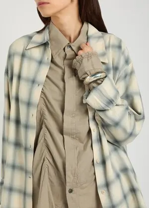 Our Legacy Checked Woven Shirt - Blue