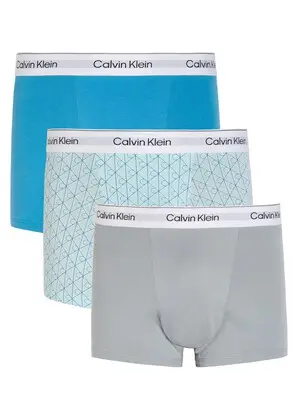 Calvin Klein Icon Stretch-cotton Trunks - Grey