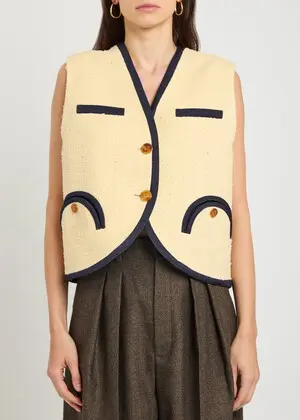 BLAZÉ MILANO Orinda Gliss Bouclé Gilet