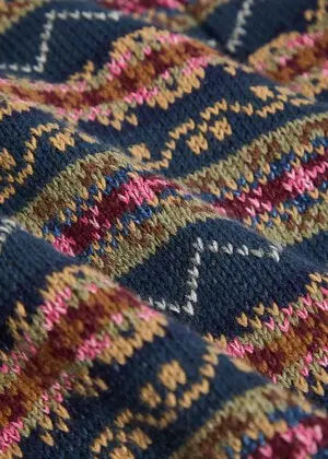 Polo Ralph Lauren Patterned Intarsia Linen And Cotton-blend Jumper