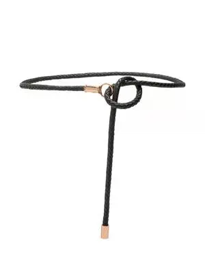 Gabriela Hearst Braided Knot Belt - Black