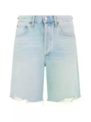 AGOLDE Distressed Denim Shorts