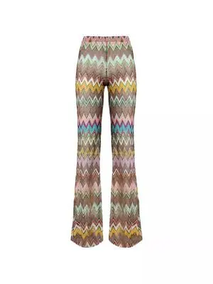 Missoni Zigzag Patterned Flared Trousers