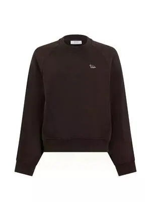 Maison Kitsuné Fox Motif Sweatshirt - Brown
