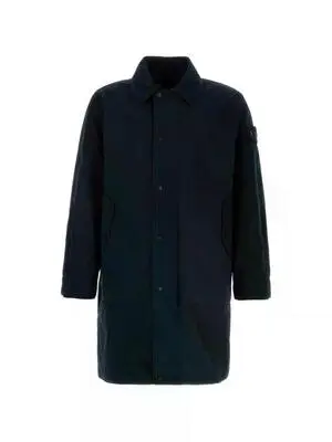 Stone Island Button Detailed Coats For Men