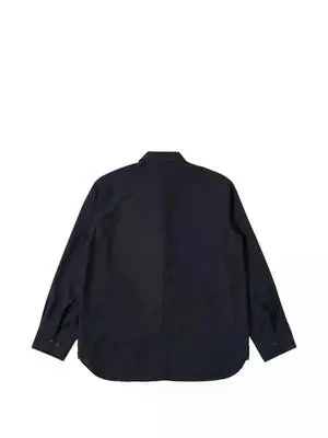 Universal Works Travail Pocket Cotton Overshirt - Blue
