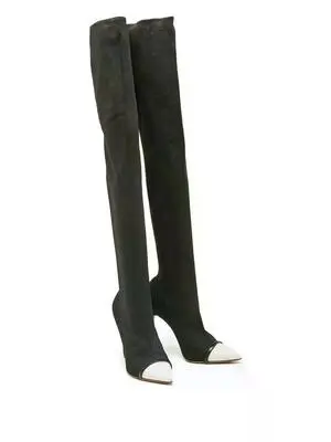 Givenchy Over-the-knee Stiletto Boots - Black