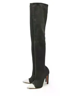 Givenchy Over-the-knee Stiletto Boots - Black