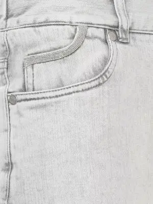 PANICALE Embellished Wide Leg Jeans