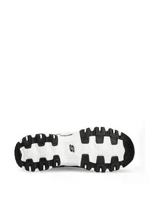 Sketchers Logo-detail Lace-up Sneakers - Black