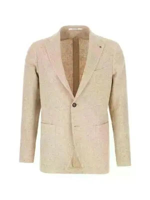 Tagliatore Herringbone Single-breasted Blazer