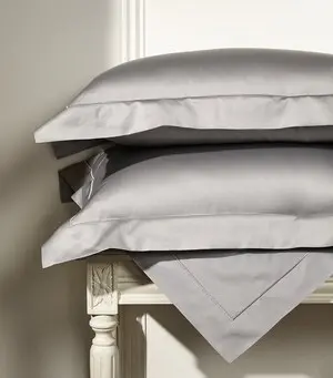 CELSO DE LEMOS Bourdon Oxford Pillowcase - Blue