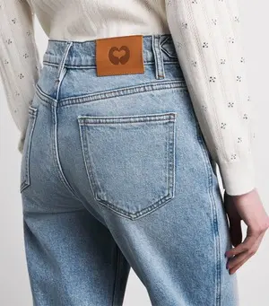 Maje Chain-detail Straight Jeans