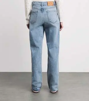 Maje Chain-detail Straight Jeans