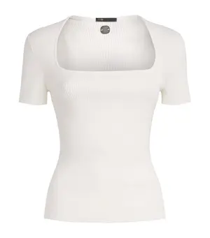 Maje Textured T-shirts For Women