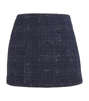Maje Checked Mini Skort