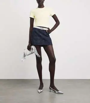Maje Checked Mini Skort