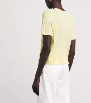 Maje Cotton-blend Embellished Cardigan