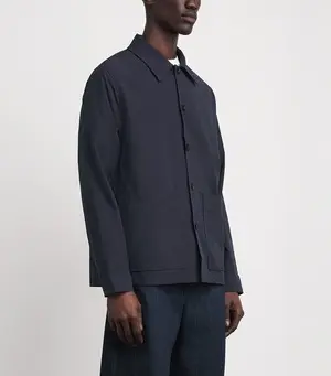 NN.07 Seersucker Blaze Overshirt
