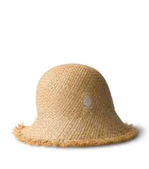 Prada Raffia Hat - Neutral