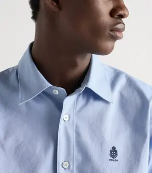 Prada Cotton Crest Shirt