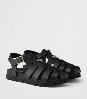 Prada Rubber Fisherman Sandals