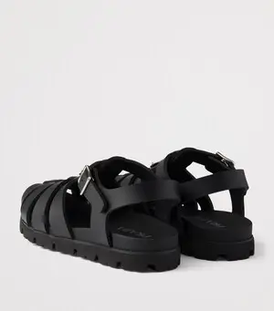 Prada Rubber Fisherman Sandals
