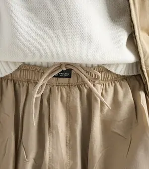 Prada Silk Bermuda Shorts