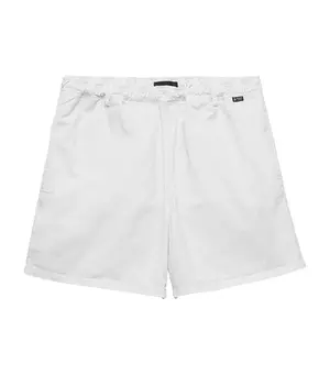 Prada Cotton Twill Swim Shorts - Neutral