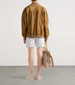 Prada Cotton Twill Swim Shorts