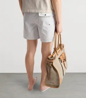 Prada Cotton Twill Swim Shorts