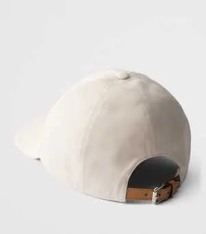 Prada Cotton Gabardine Baseball Cap