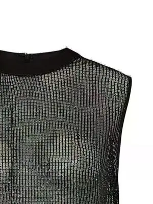 TWP Sequin-netting Tank Top