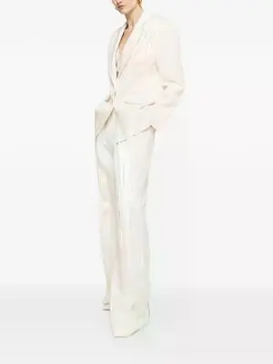 NISSA Mid-rise Linen Trousers