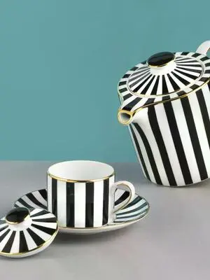 SIMONE GUIDARELLI HOME Striped Teapot